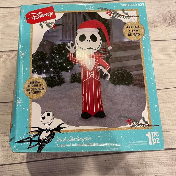 Disney | Holiday | Nib Disney Jack Skellington Christmas Airblown ...